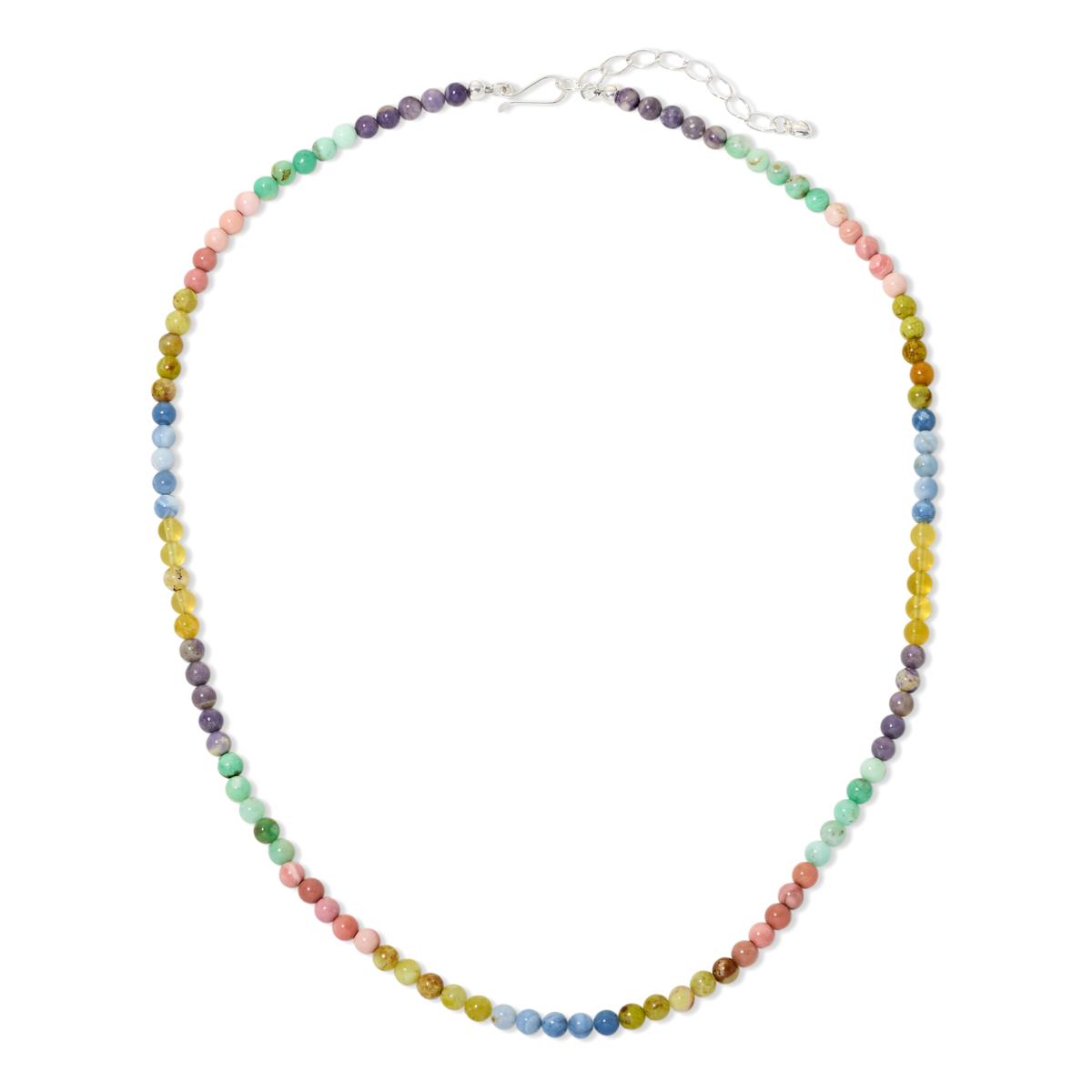 Jay King Rainbow Multi-Opal Bead Necklace | HSN