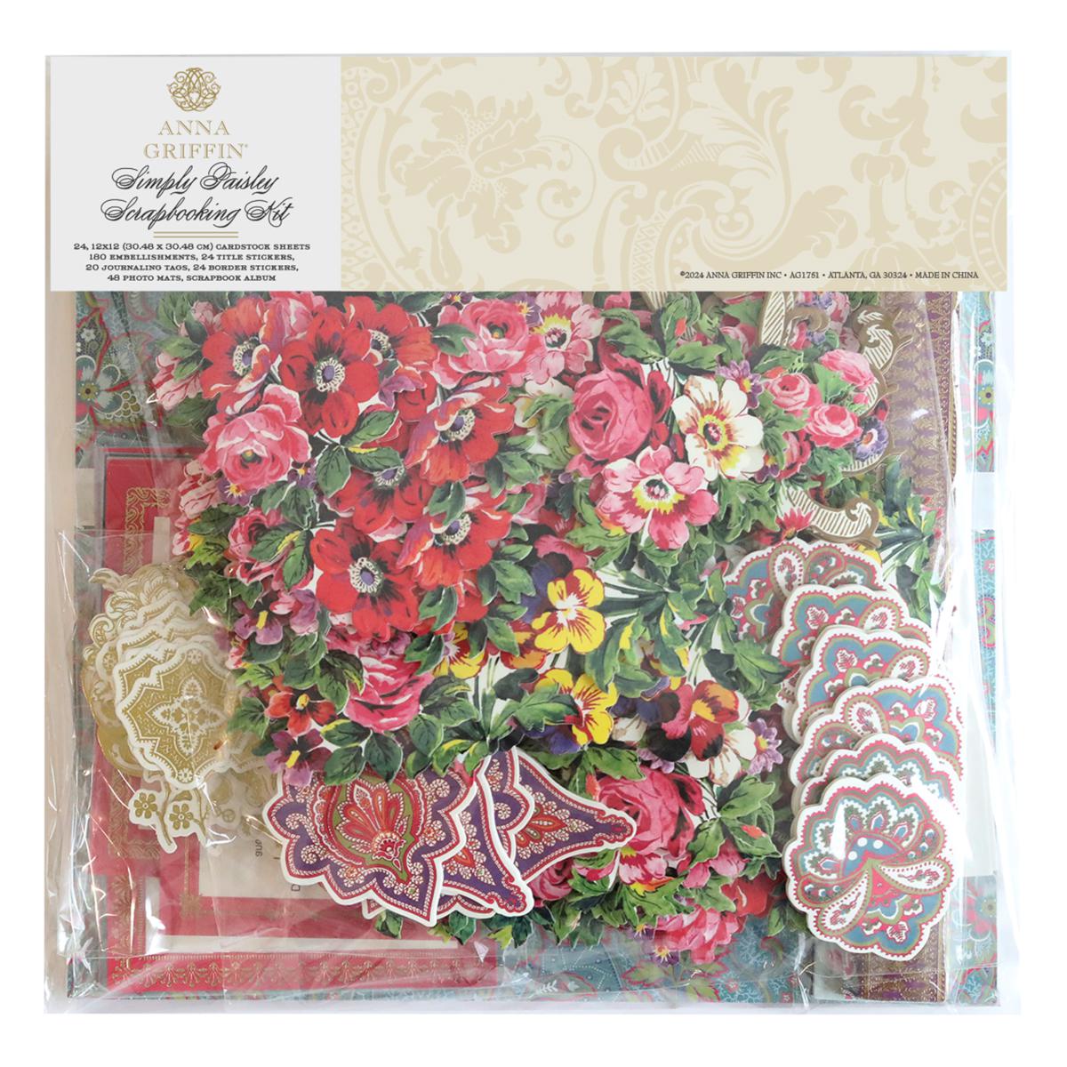 Anna Griffin® Simply Paisley Scrapbooking Kit - 23272098 | HSN