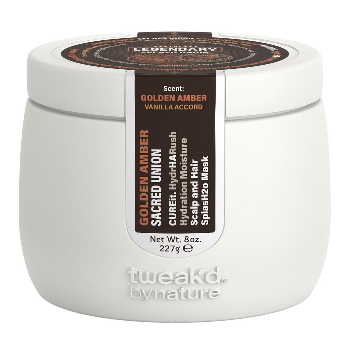 Tweak'd by Nature Golden Amber CUREit HydrHARush SplasH20 Mask | HSN