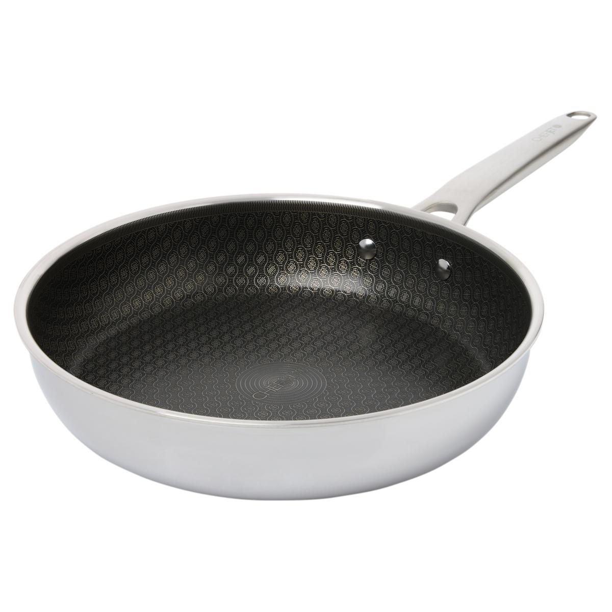 Chef Jet Tila 10" Hybrid Ceramic Nonstick Clad Stainless Steel Skillet ...