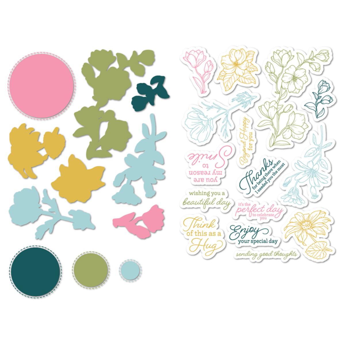 "As Is" Diamond Press Beautiful Day Stamp and Die Kit - 23297361 | HSN