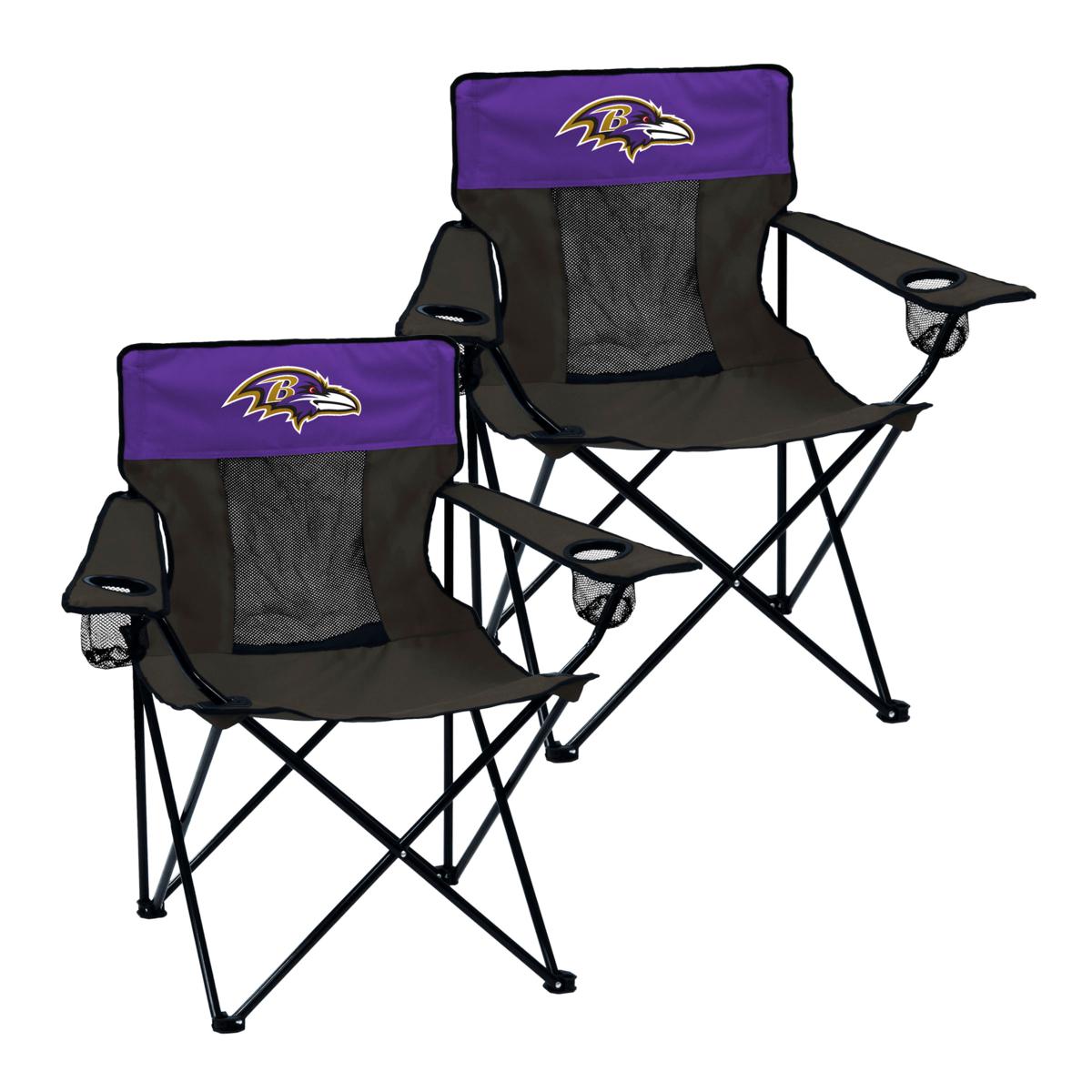 Officially Licensed NFL Logo Brands Tailgate Chairs - Ravens - 23323963 ...