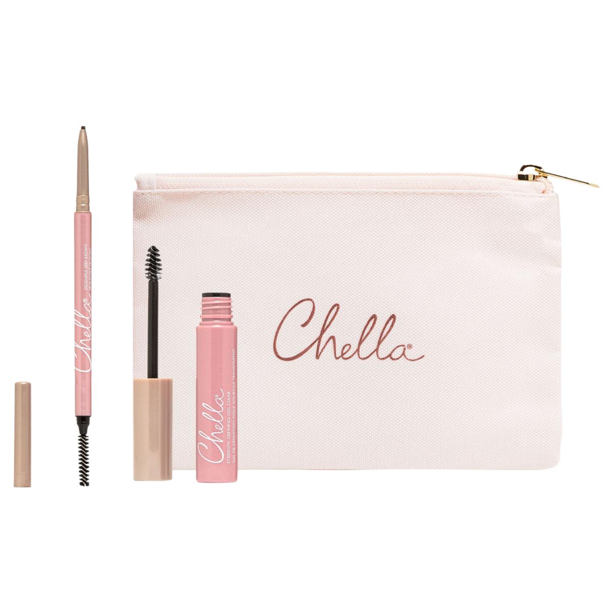 Chella Brow Minimalist Kit with Everyday Makeup Bag | HSN