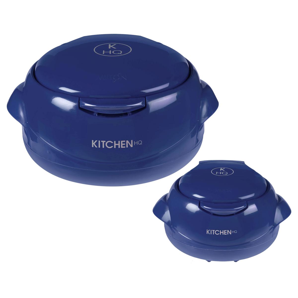 Kitchen HQ Large & Small Thermal Microwaveable Insulated Bowls w/Lids | HSN