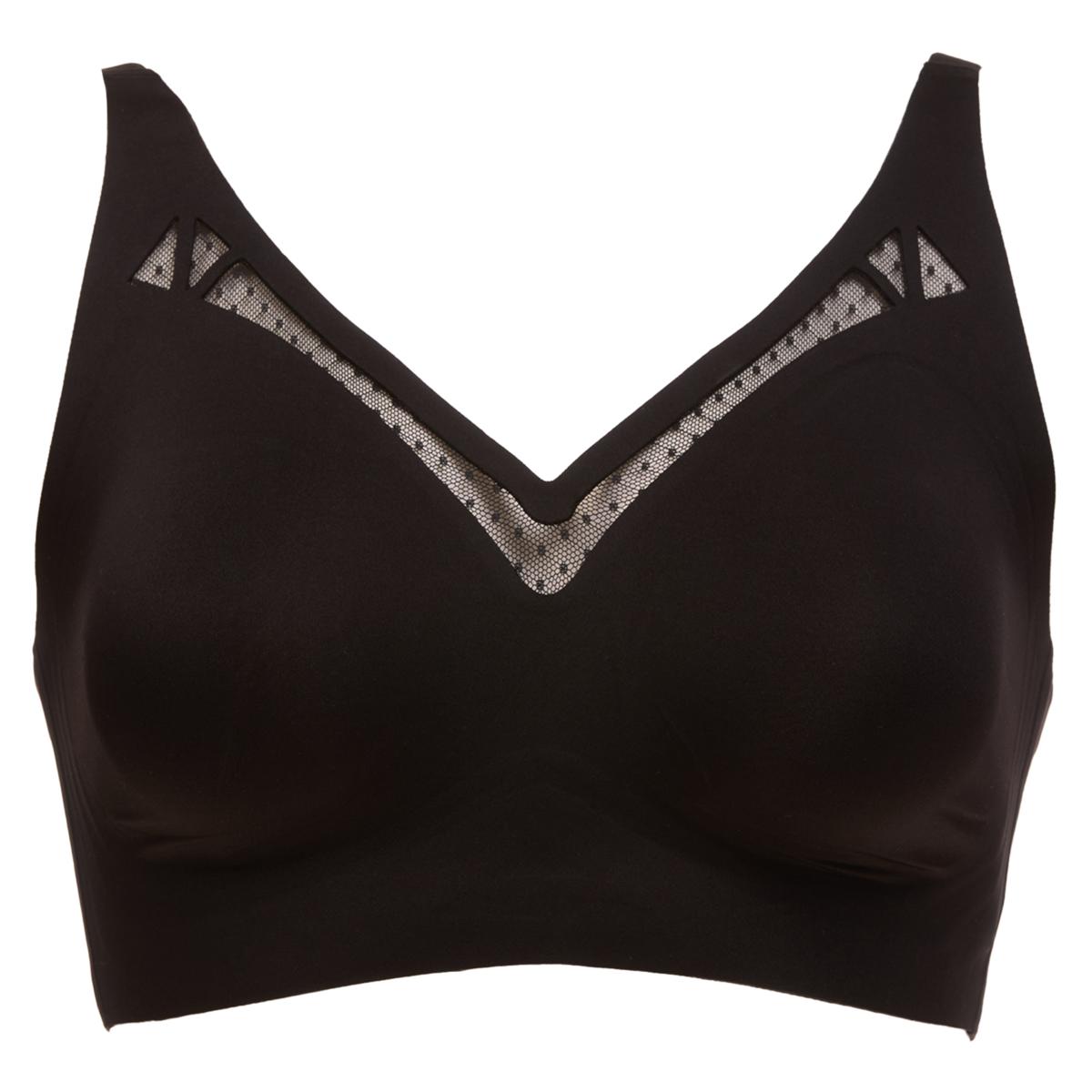 Rhonda Shear Swiss Dot Gel Bra - 23366545 | HSN