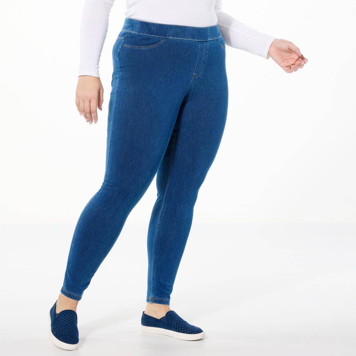 HUE Classic Stretch Denim Legging | HSN