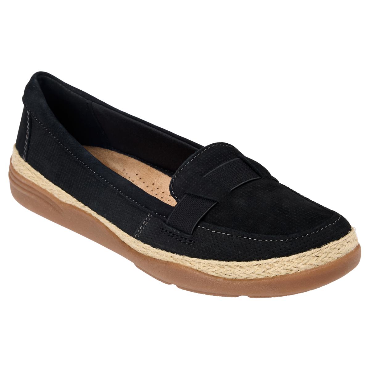 Clarks Collection Elaina Echo Heritage Casual Leather Slip-On Shoe ...