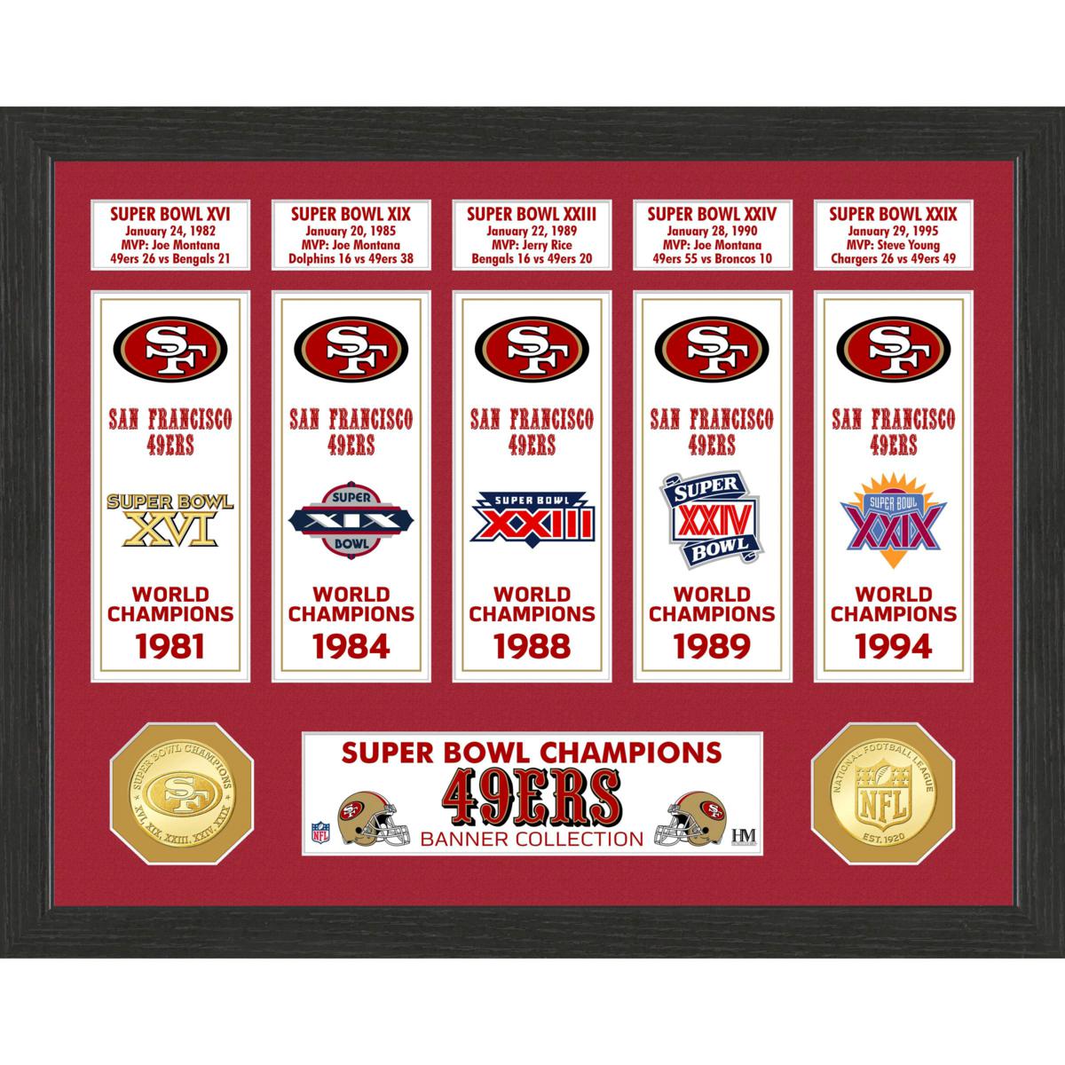 Officially Licensed NFL Super Bowl Banner Frame - 49ers | HSN