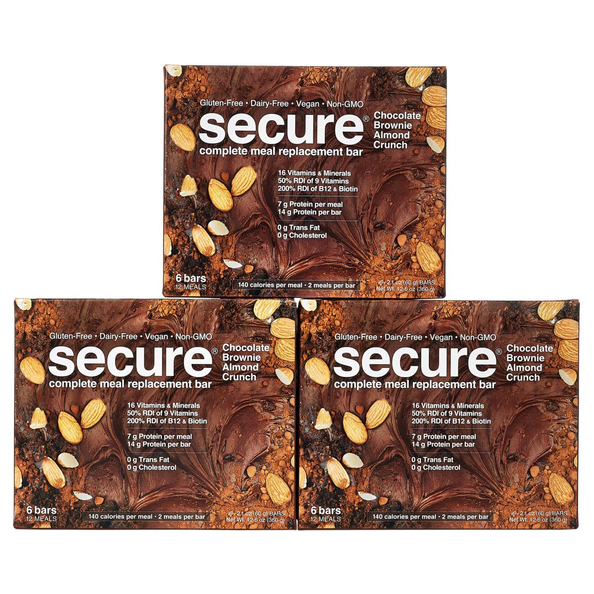 Andrew Lessman Secure Complete Meal Replacement Bars - 18-count | HSN