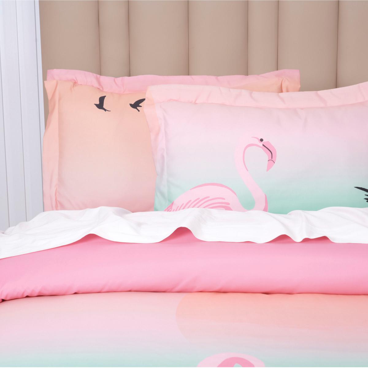 South Street Loft 3-piece Flamingo Comforter Set | HSN
