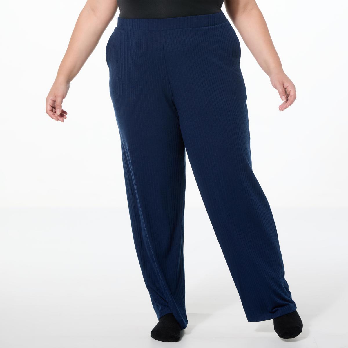 Comfort Code Ribbed Knit Pull-On Lounge Pant | HSN