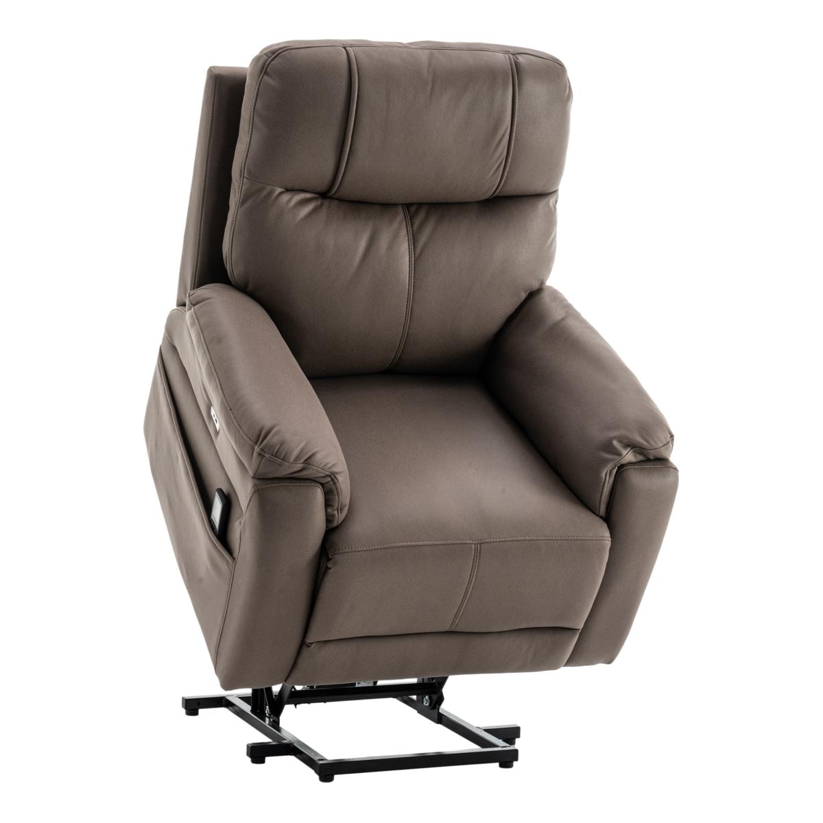 Lifesmart Power Lift Lie-Flat Recliner with Massage & Heat - 23438964 | HSN