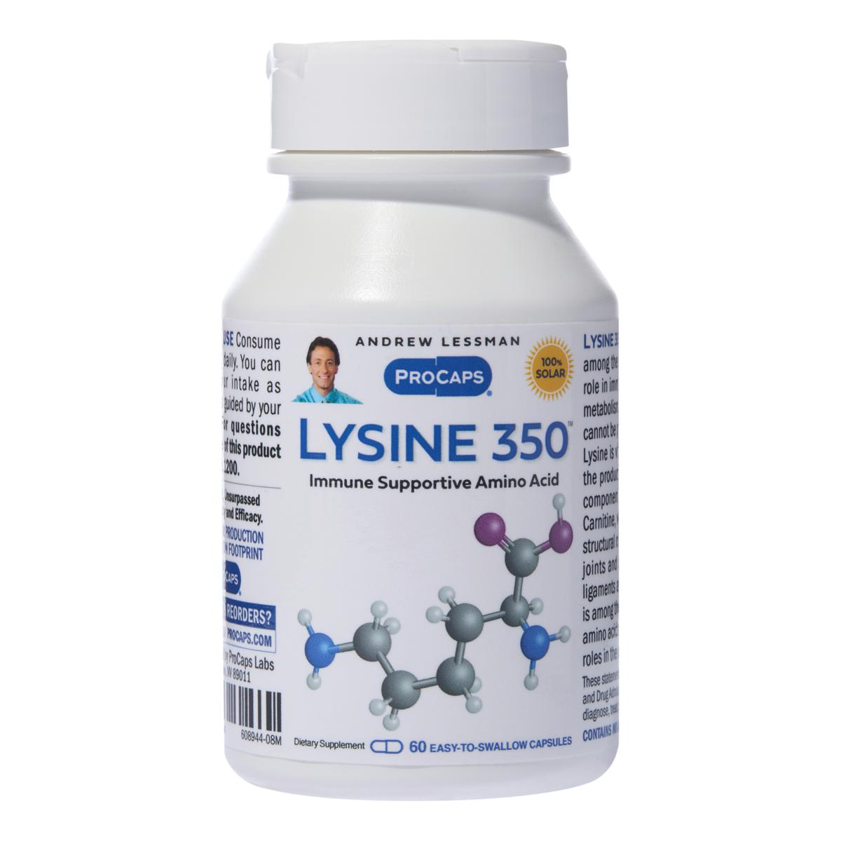 Andrew Lessman Lysine 350 - 60 Capsules | HSN