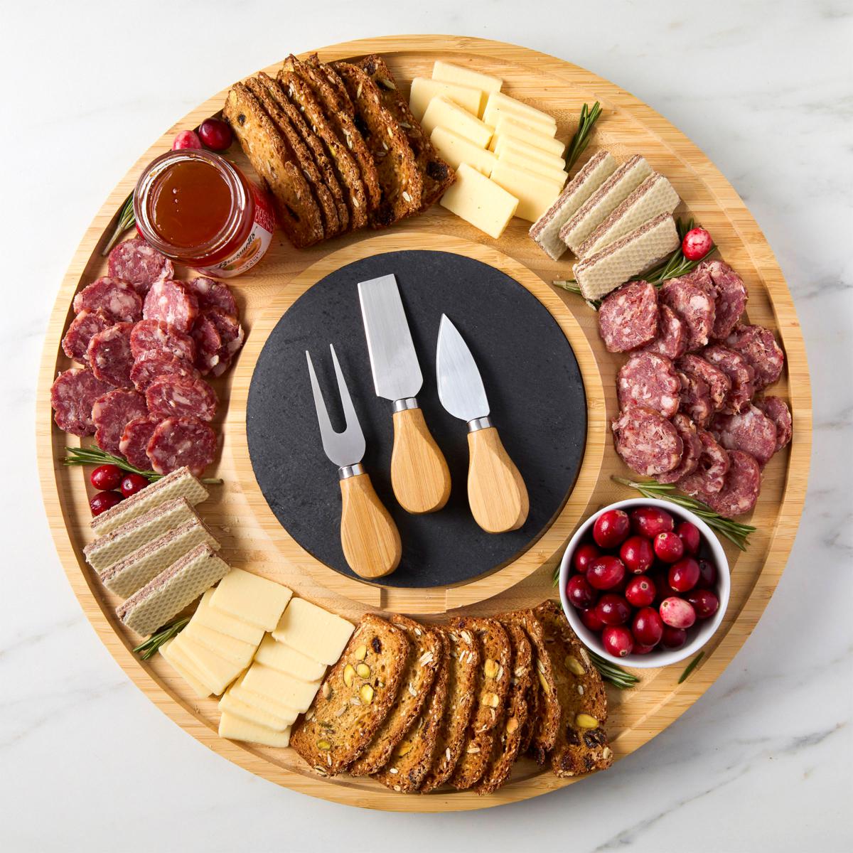 Relli's 6-piece Charcuterie Pairings w/ 16" Board & Accessories | HSN