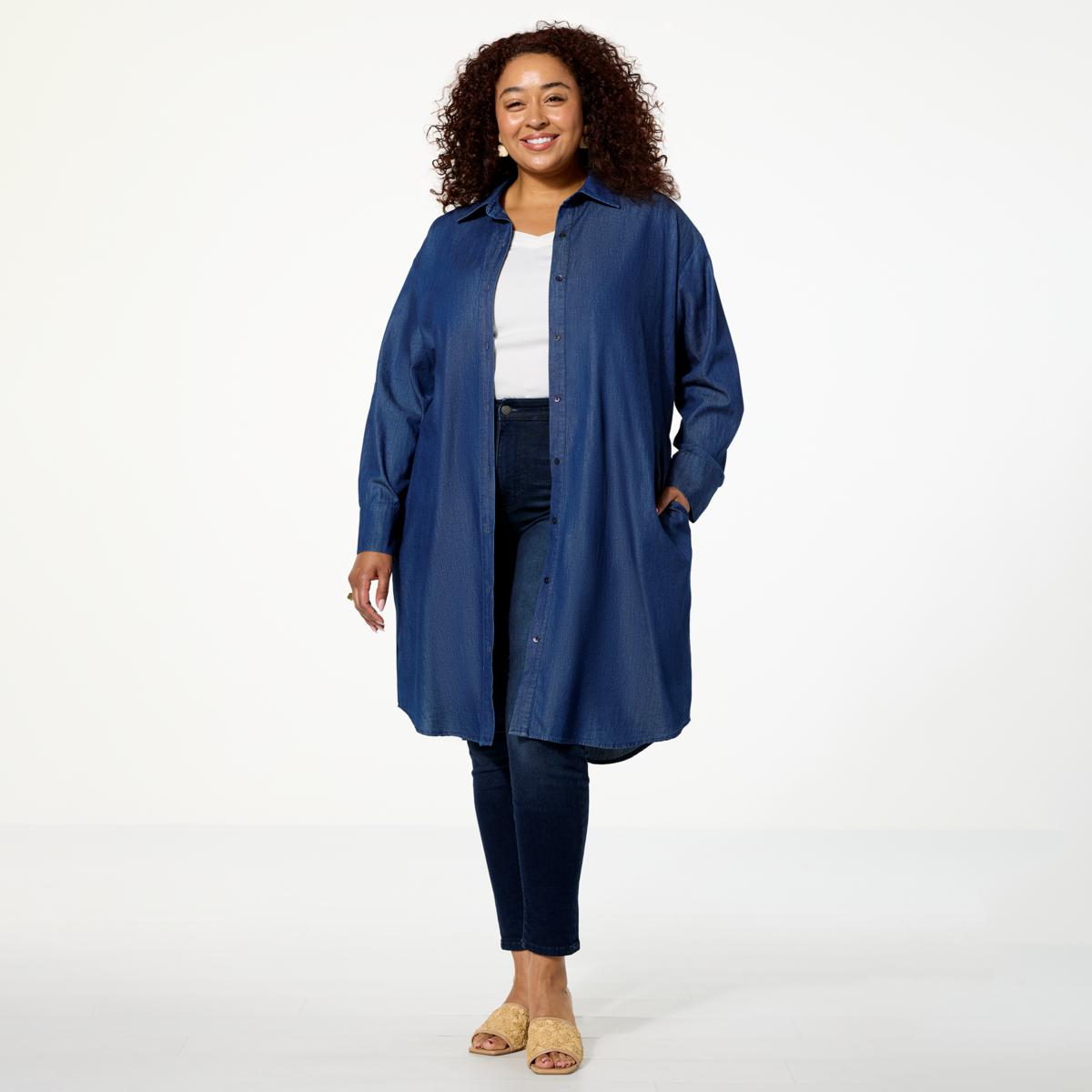 WynneLayers Chambray Duster | HSN