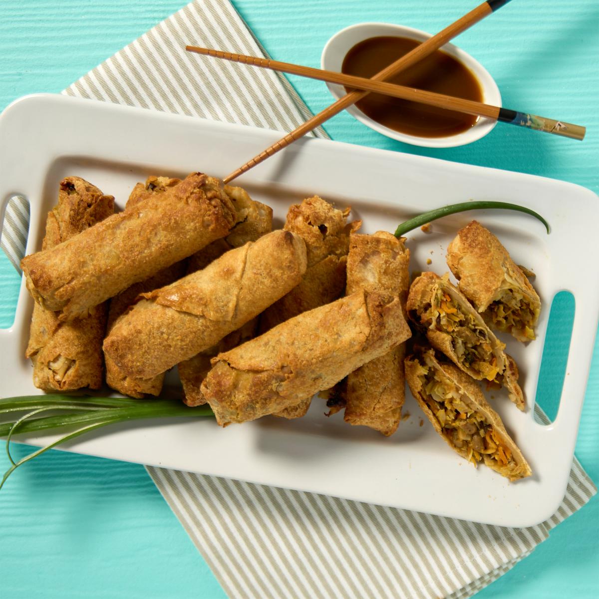 Chef Jet Tila 20-ct. 3oz Crunchy Pork Egg Rolls | HSN
