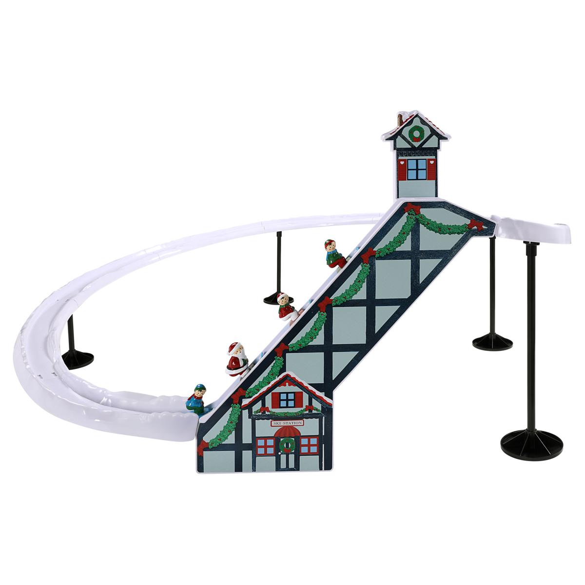 Mr. Christmas Animated and Musical Santa's Ski Slope | HSN