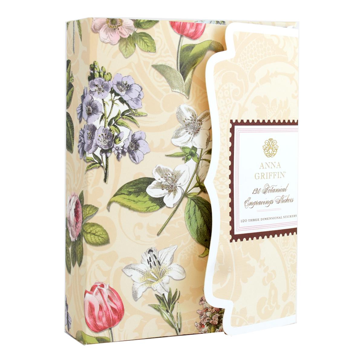Anna Griffin® Botanical Engraving Stickers - Set of 120 | HSN