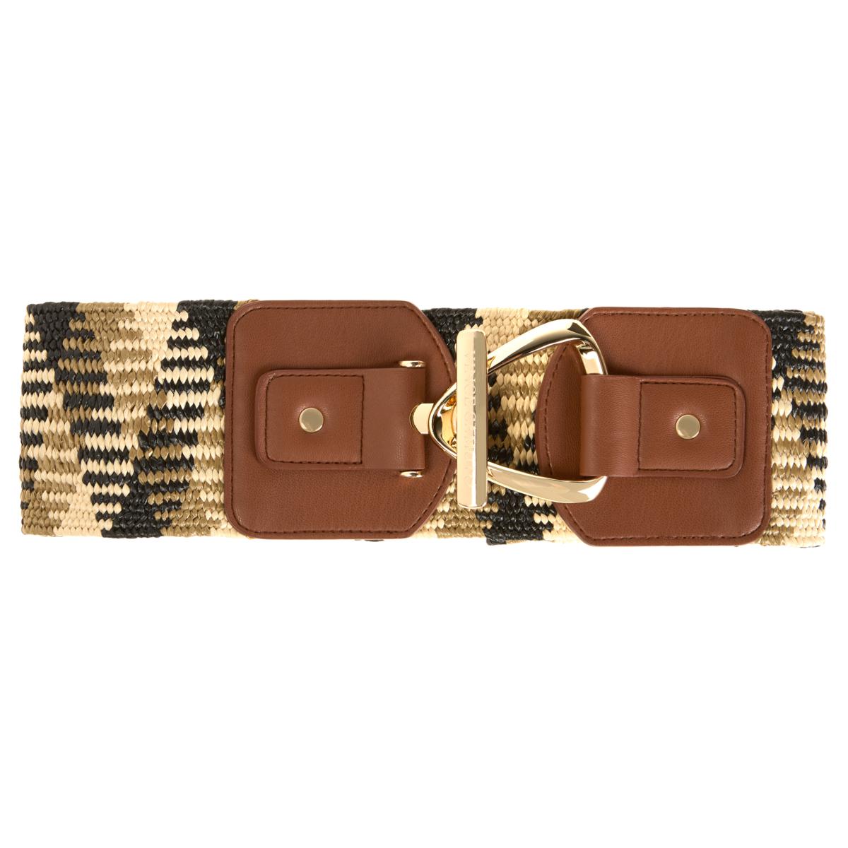 Vince Camuto Stretch Straw Ring & Toggle Belt - 23544961 | HSN