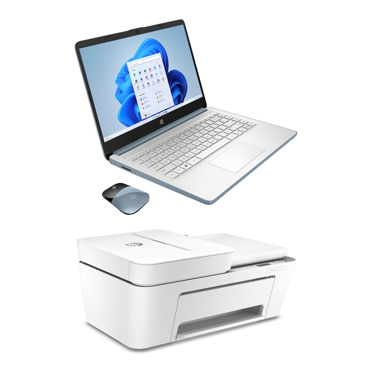 HP 14" Touchscreen 4GB RAM 64GB Storage Laptop with DeskJet Printer | HSN