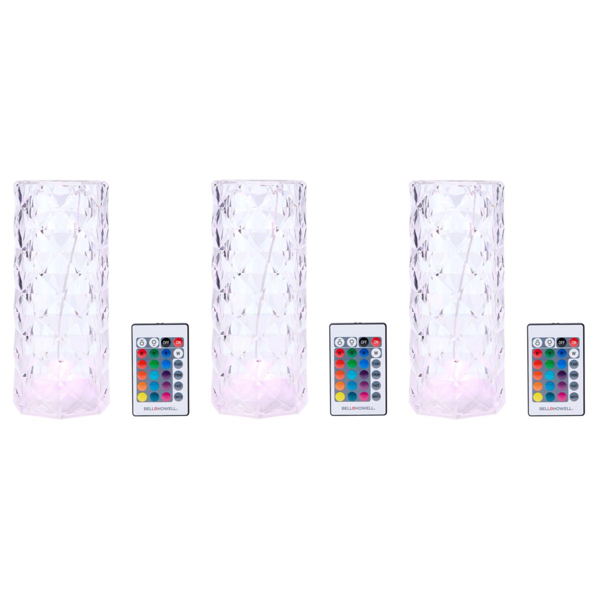 Bell+Howell Rechargeable Diamond Lamp - 3-pack - 23556557 | HSN
