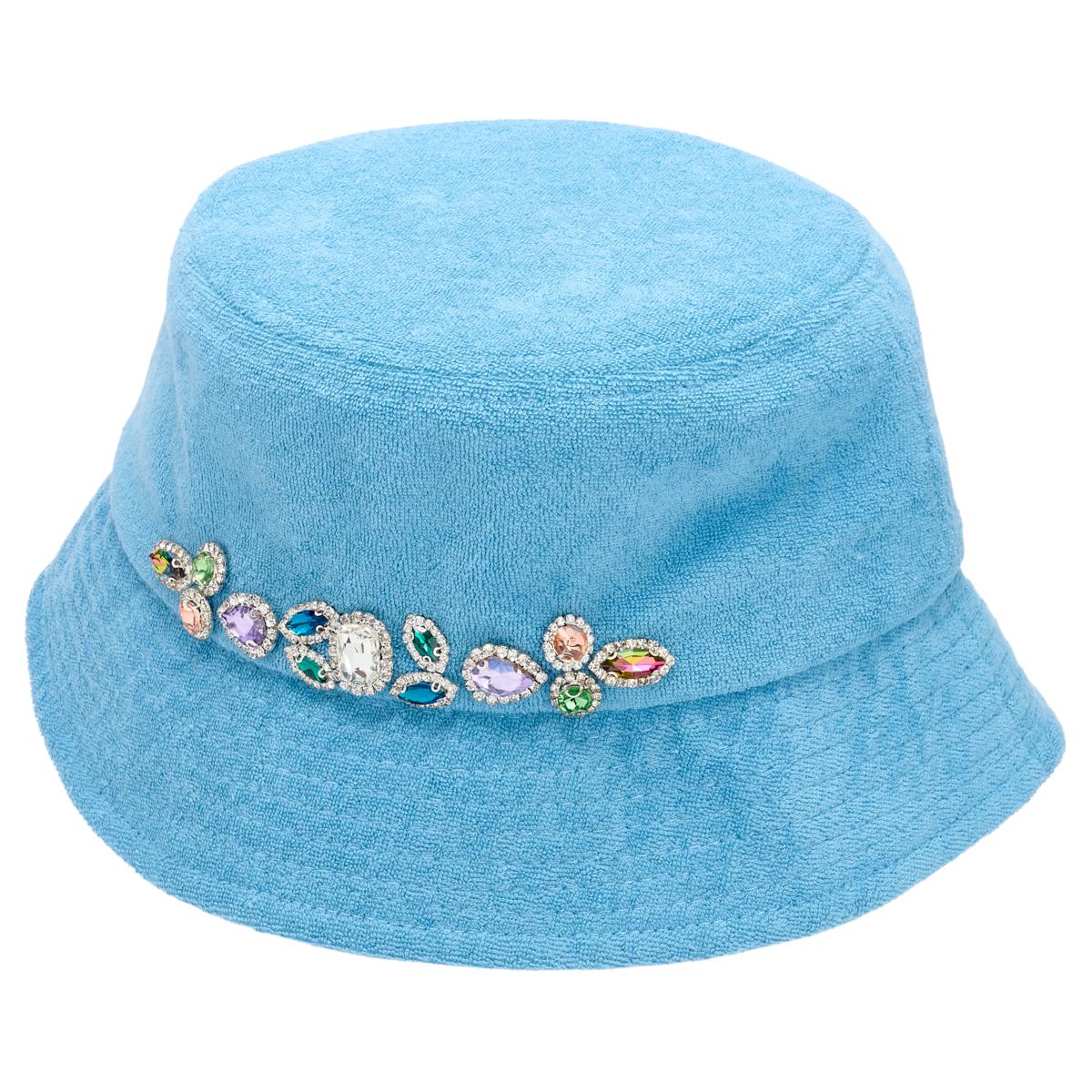 DG2 by Diane Gilman Bejeweled Terrycloth Bucket Hat - 23557097 | HSN
