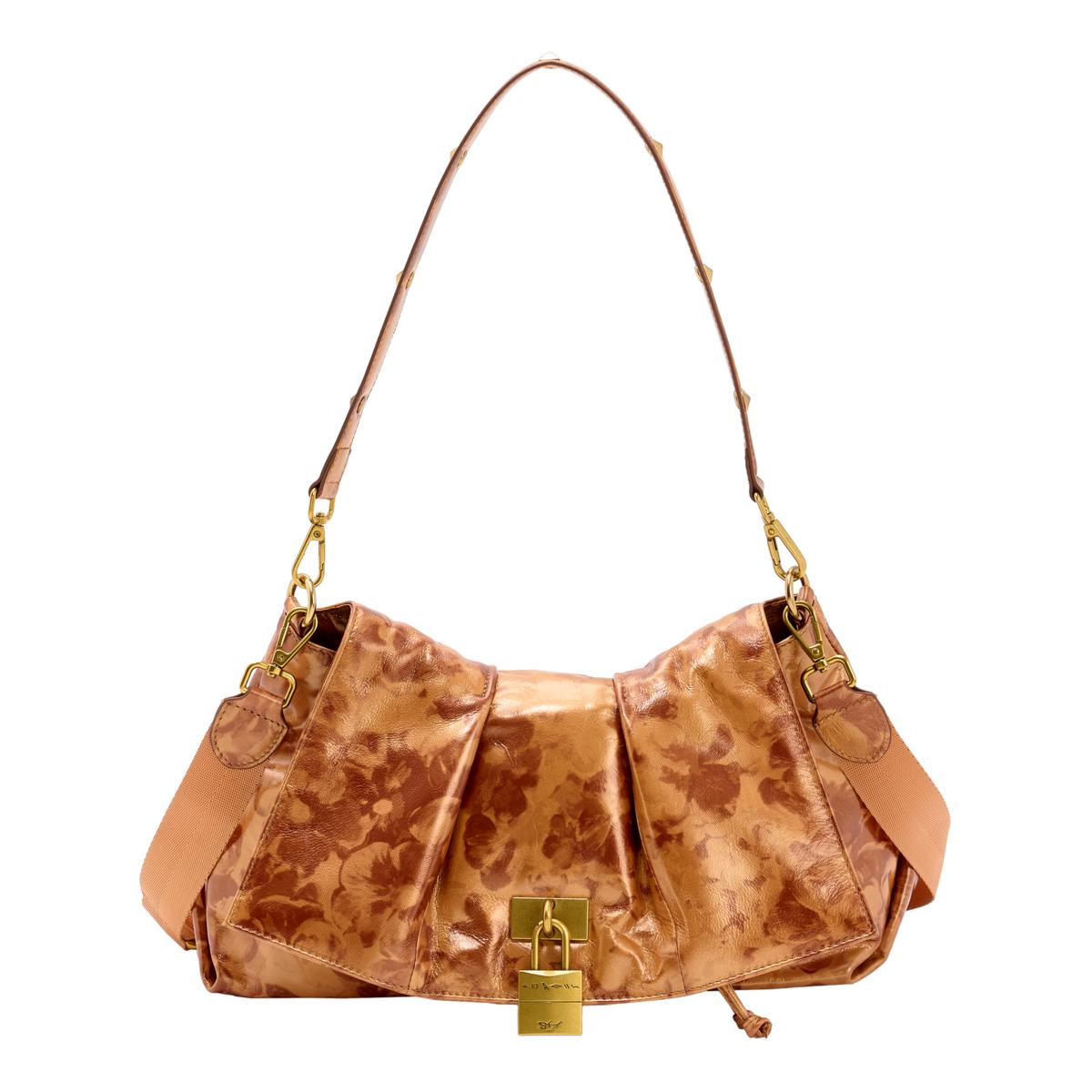 Sharif Legacy Leather Flap Handbag with Hang Lock - 23561653 | HSN