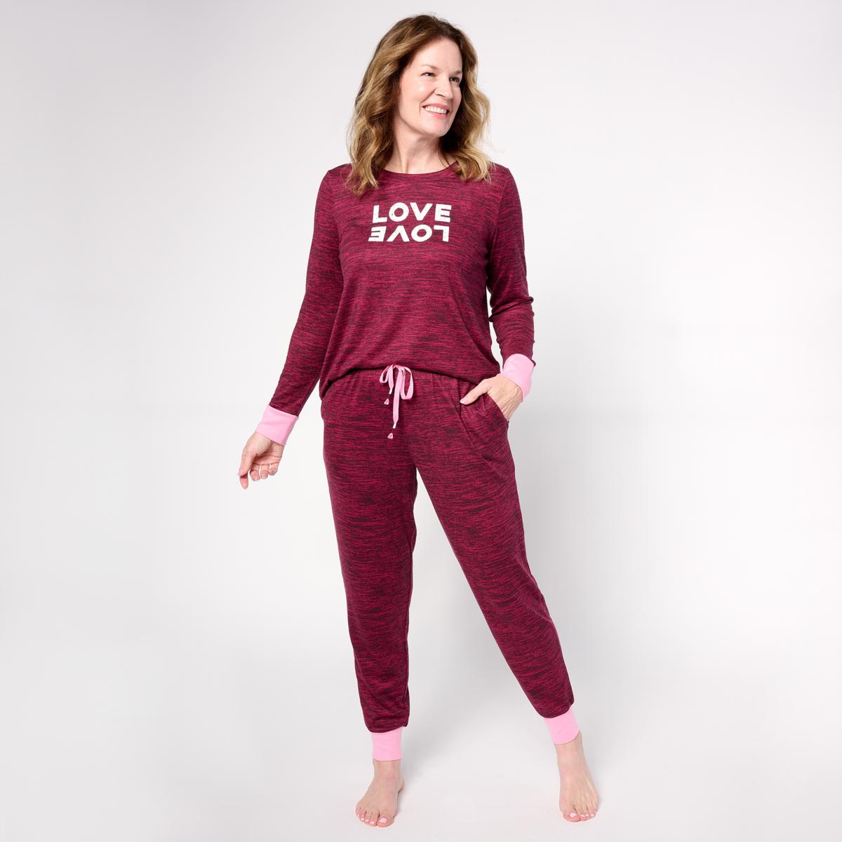 Comfort Code Brushed Ultra Knit Jogger PJ Set | HSN
