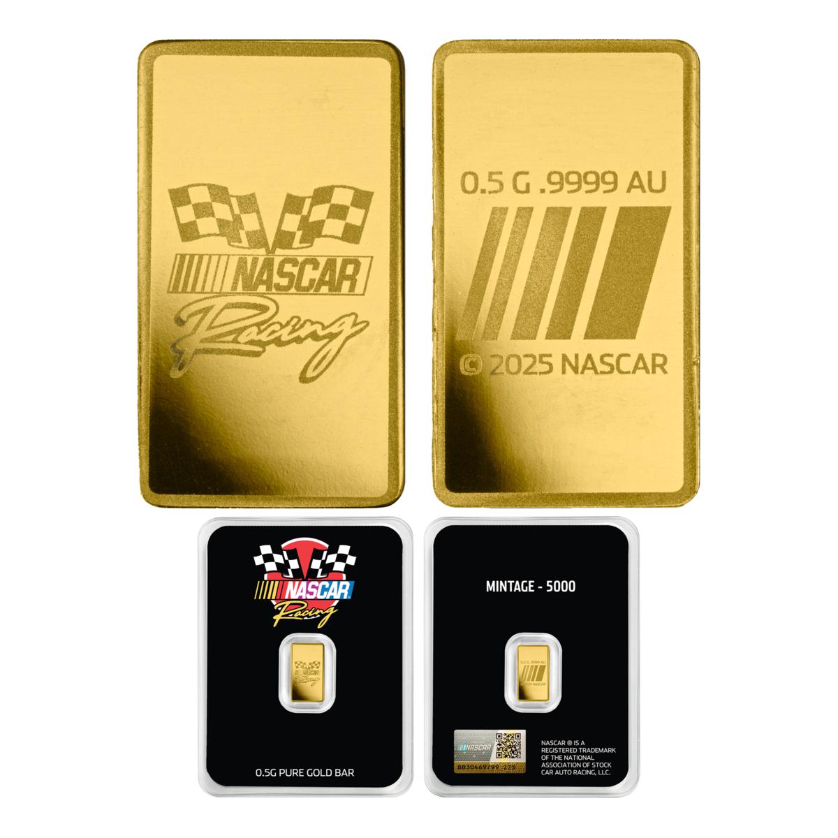 NASCAR Racing Half Gram 99.99% Gold Bar - 23590941 | HSN