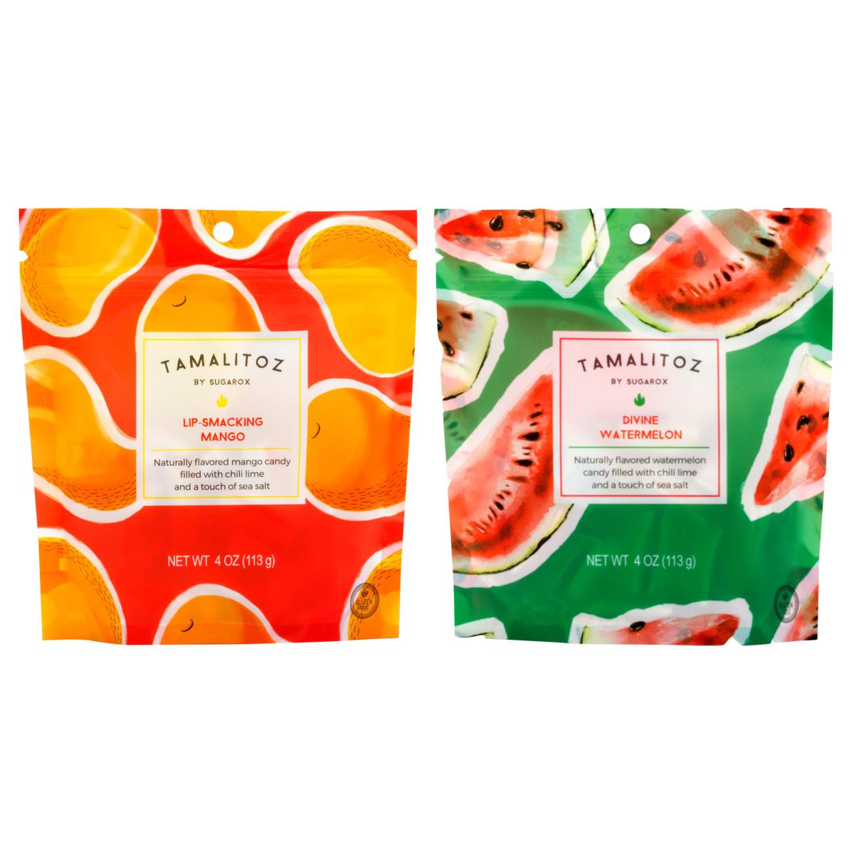 Tamalitoz by Sugarox 8pk Fruit Flavored Hard Candy Mango & Watermelon ...