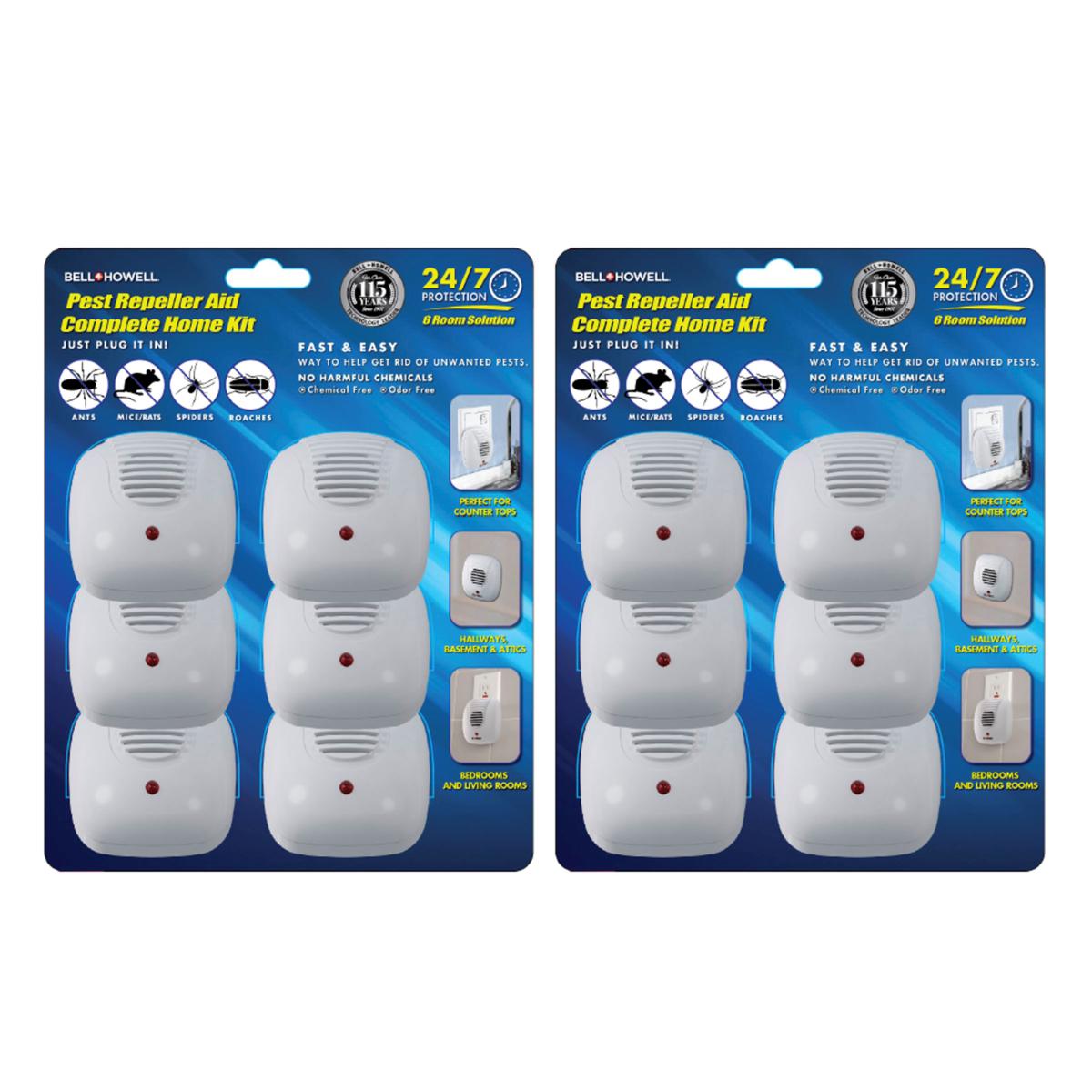 Bell+Howell Pest Repeller Complete Home Kit - 12-pack | HSN