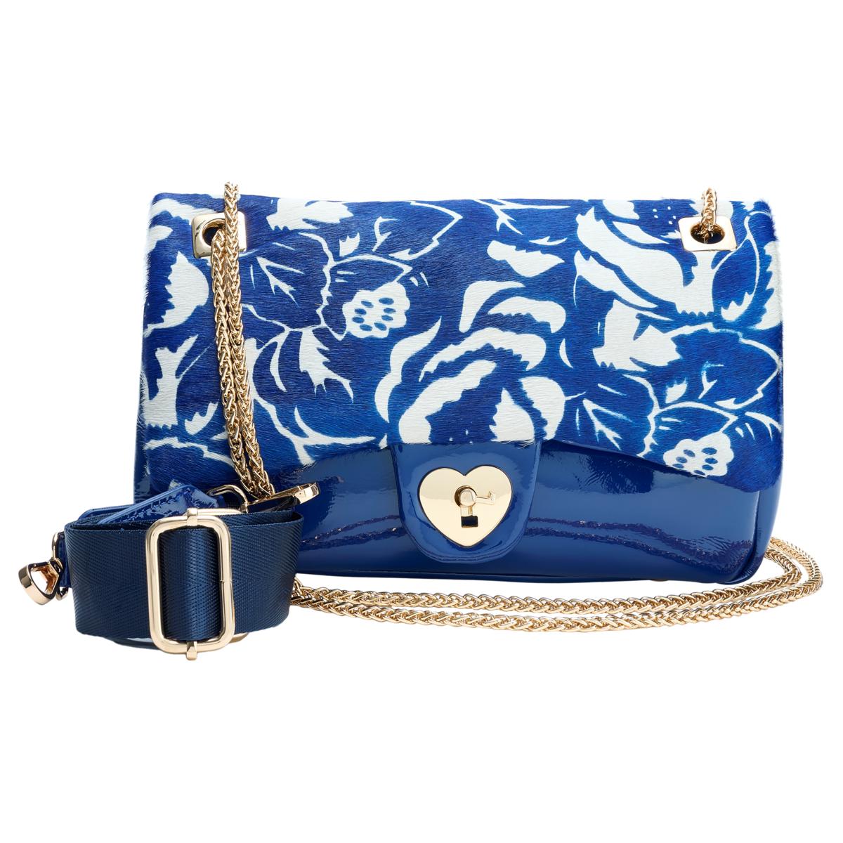 Sharif Legacy Printed Haircalf Crossbody with Heart Turnlock - 23620799 ...