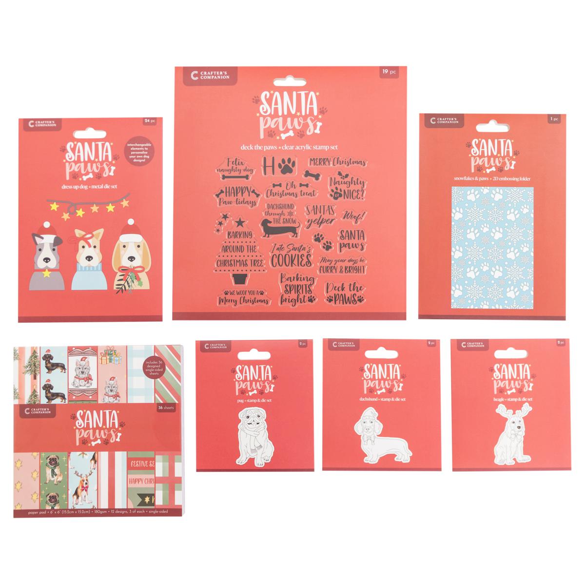 Crafter's Companion Santa Paws Craft Collection - 23637528 | HSN