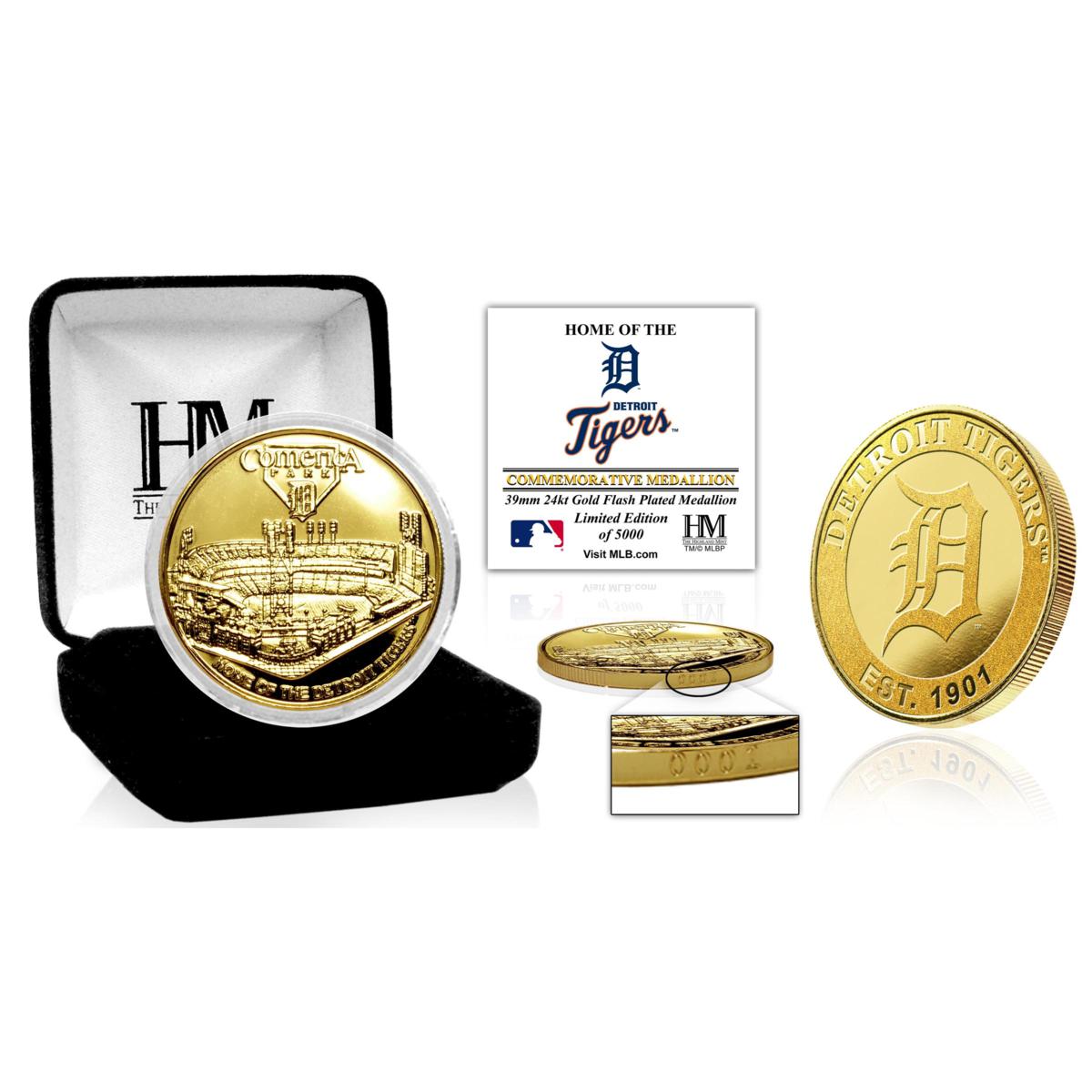 Officially Licensed MLB Detroit Tigers Stadium Gold Mint Coin - 9123860 ...