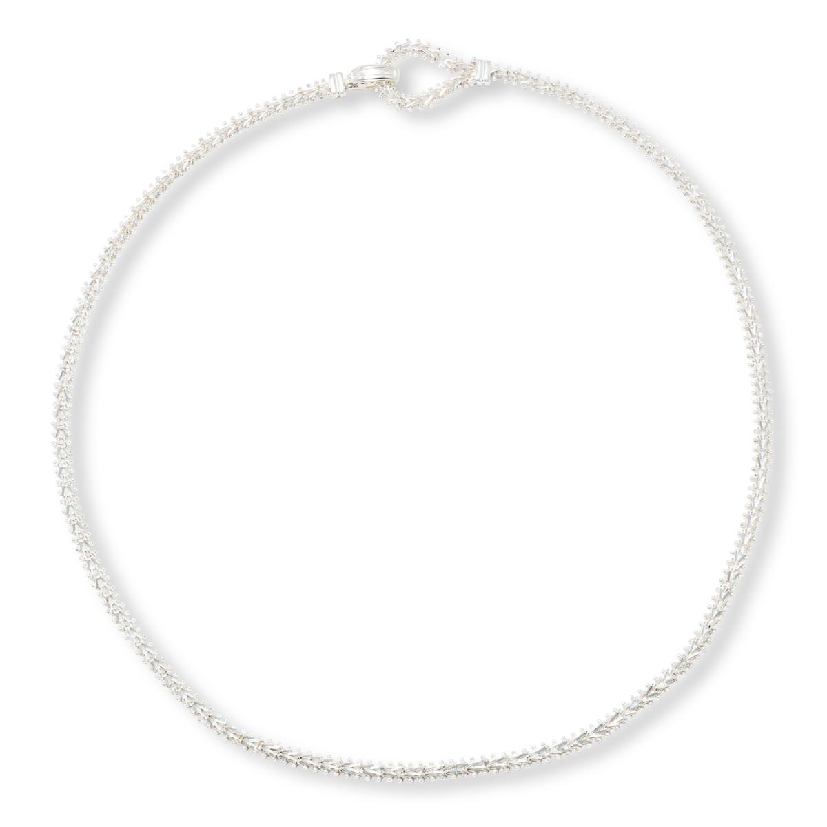 Imperial Silver 18" Diamond-Cut Sterling Silver Wheat Necklace | HSN