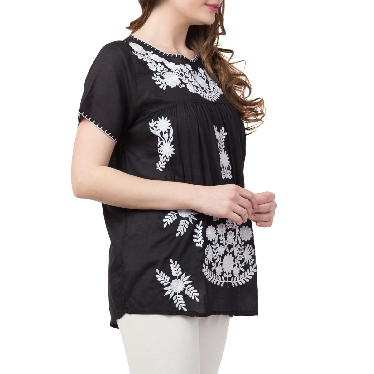 Raj Alina Embroidered Blouse - 9427069 | HSN