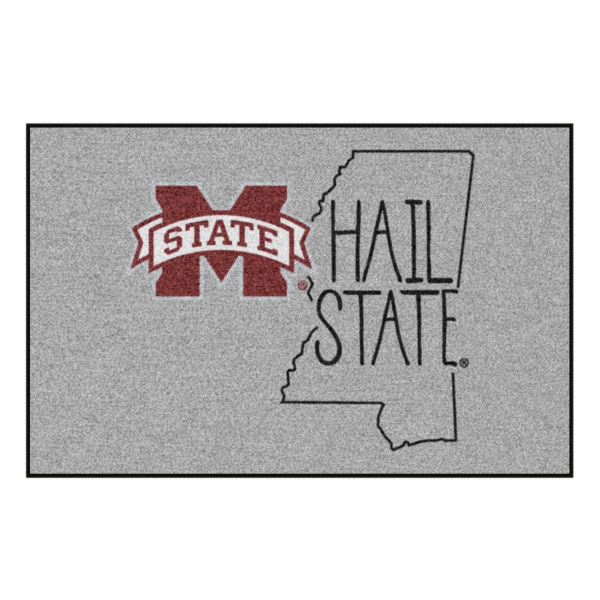 Officially Licensed NCAA Mississippi State 19"x30" Southern Style Rug ...