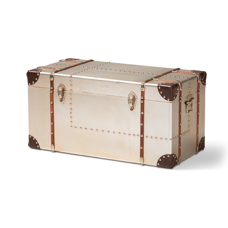 Bechet Metal Storage Trunk - 9903772 | HSN