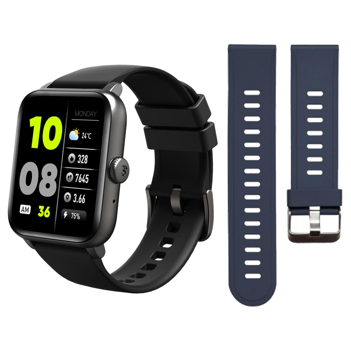 3Plus Vibe Fit Smartwatch with Bluetooth and Extra Band - 23564391 | HSN
