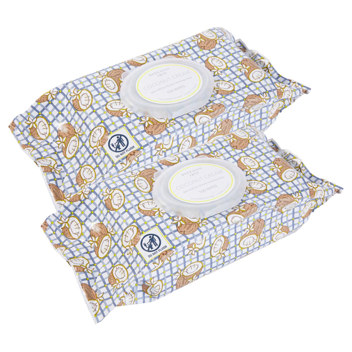(HSN) Beekman 1802 200-count Goat Milk Face Cleansing Wipes ...