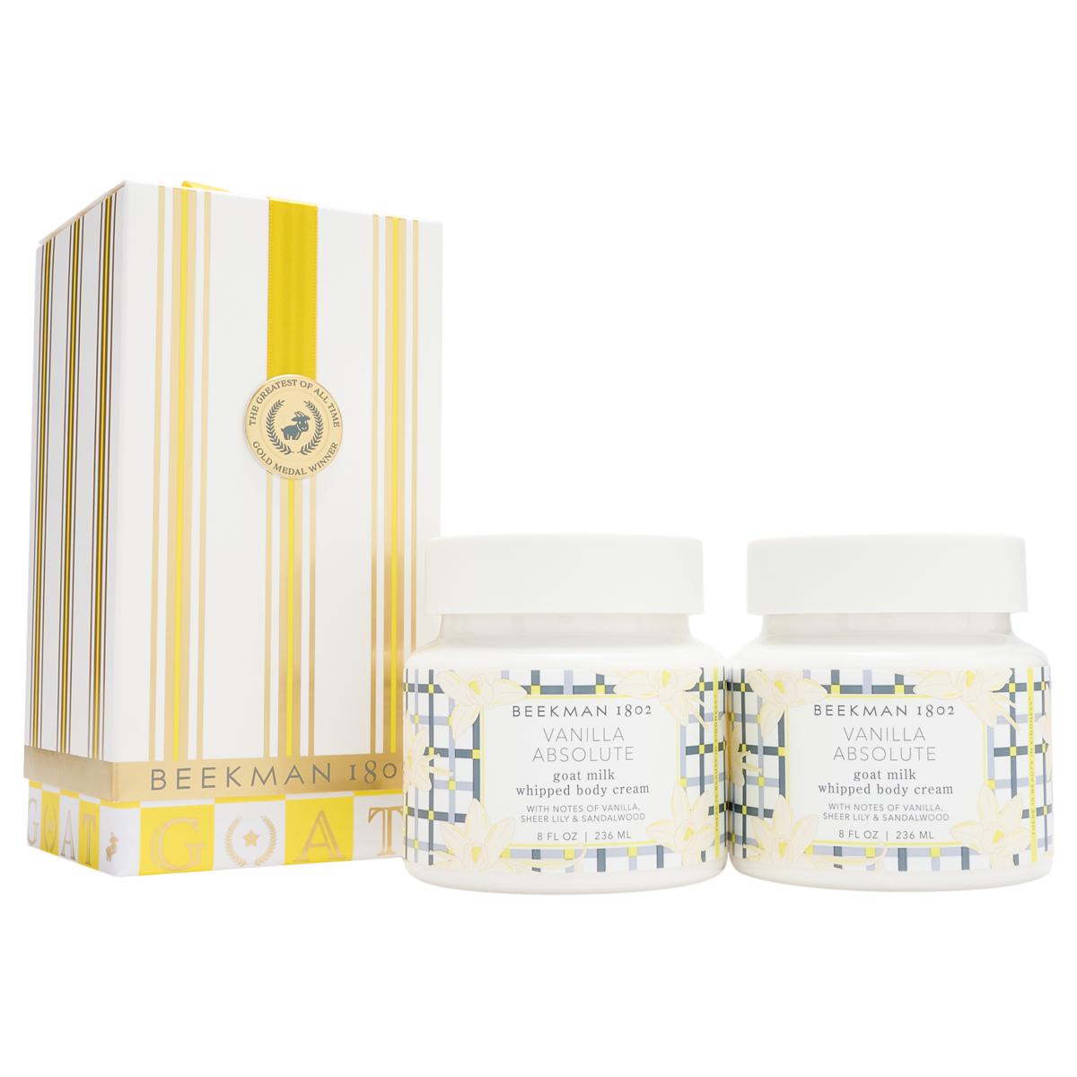 Beekman 1802 G.O.A.T. Whipped Body Cream 2-Pack - Vanilla Absolute | HSN