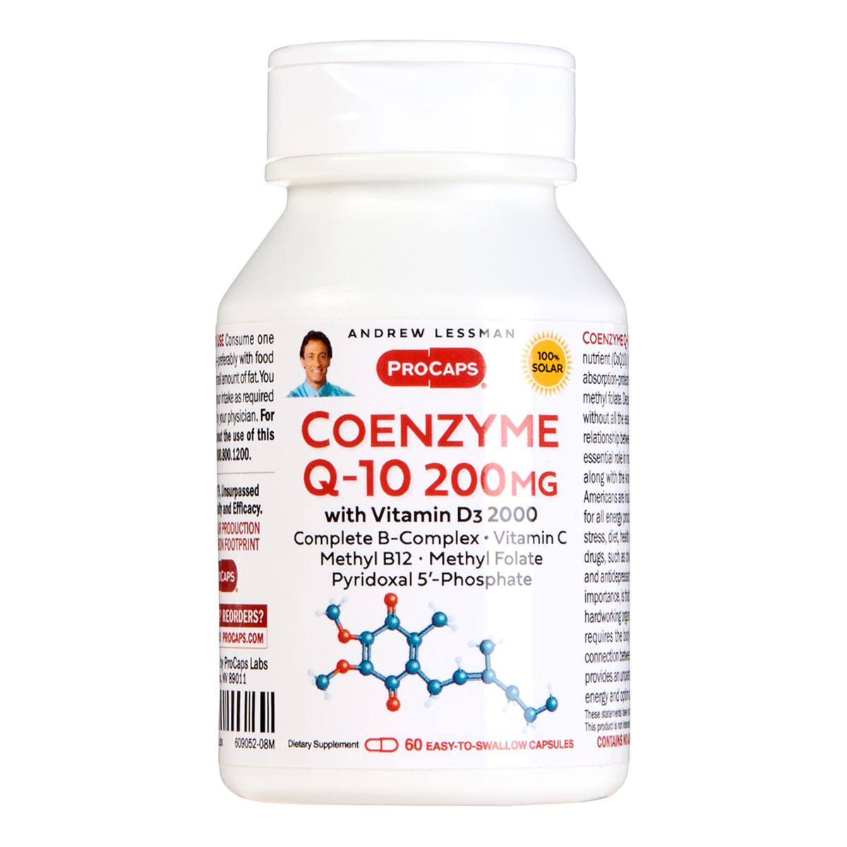 CoEnzyme Q-10 200 with Vitamin D3-2000 - 60 Capsules - 23537765 | HSN