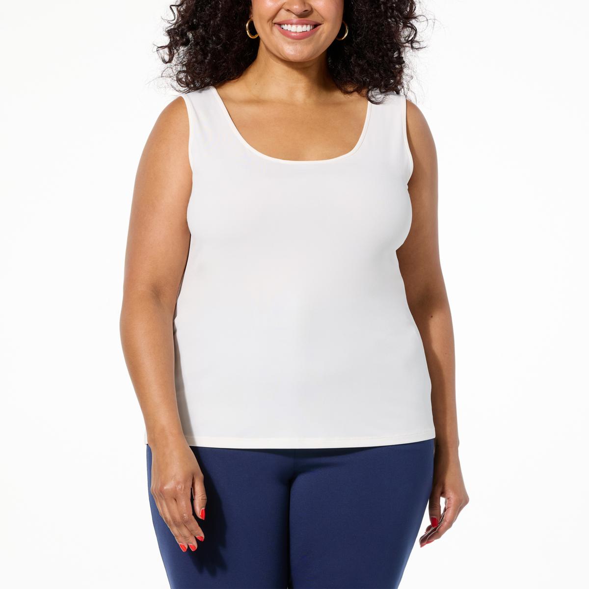 Colleen Lopez 2-Way Tank with Reversible Neckline | HSN