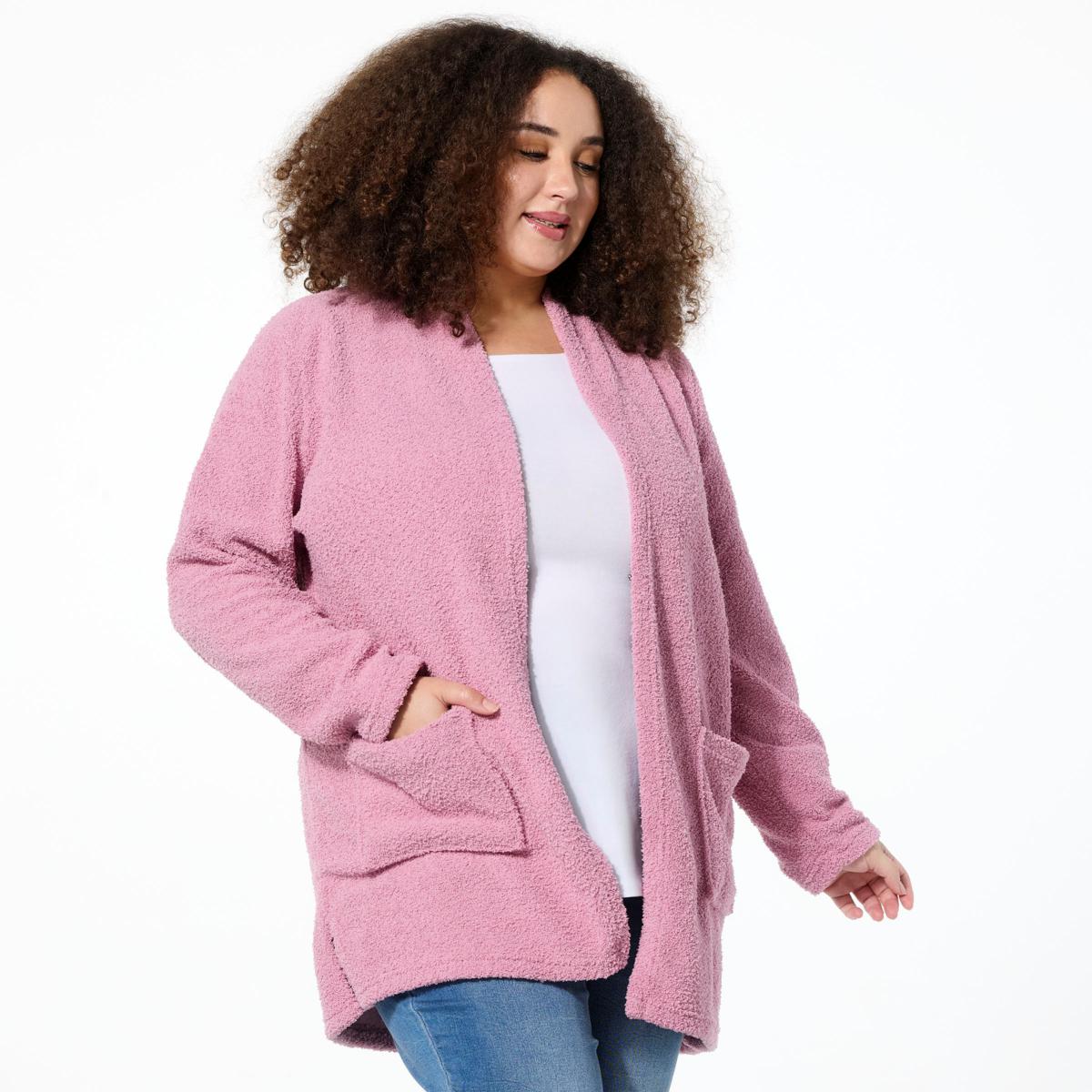 Comfort Code Average Marshmallow Knit Cozy Cardigan - 23251323 | HSN