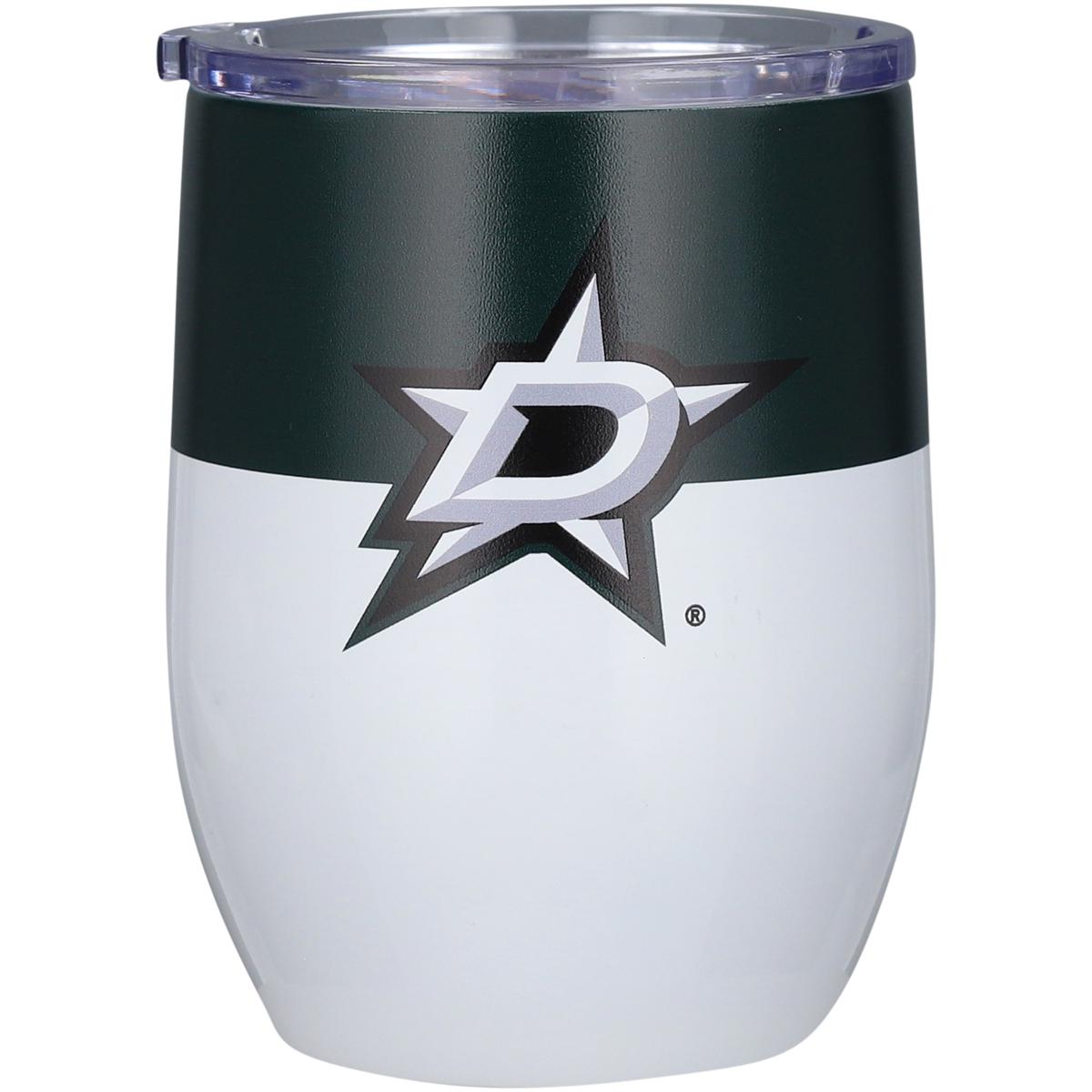 Dallas Stars 16oz. Colorblock Stainless Steel Curved Tumbler - 21975906 ...