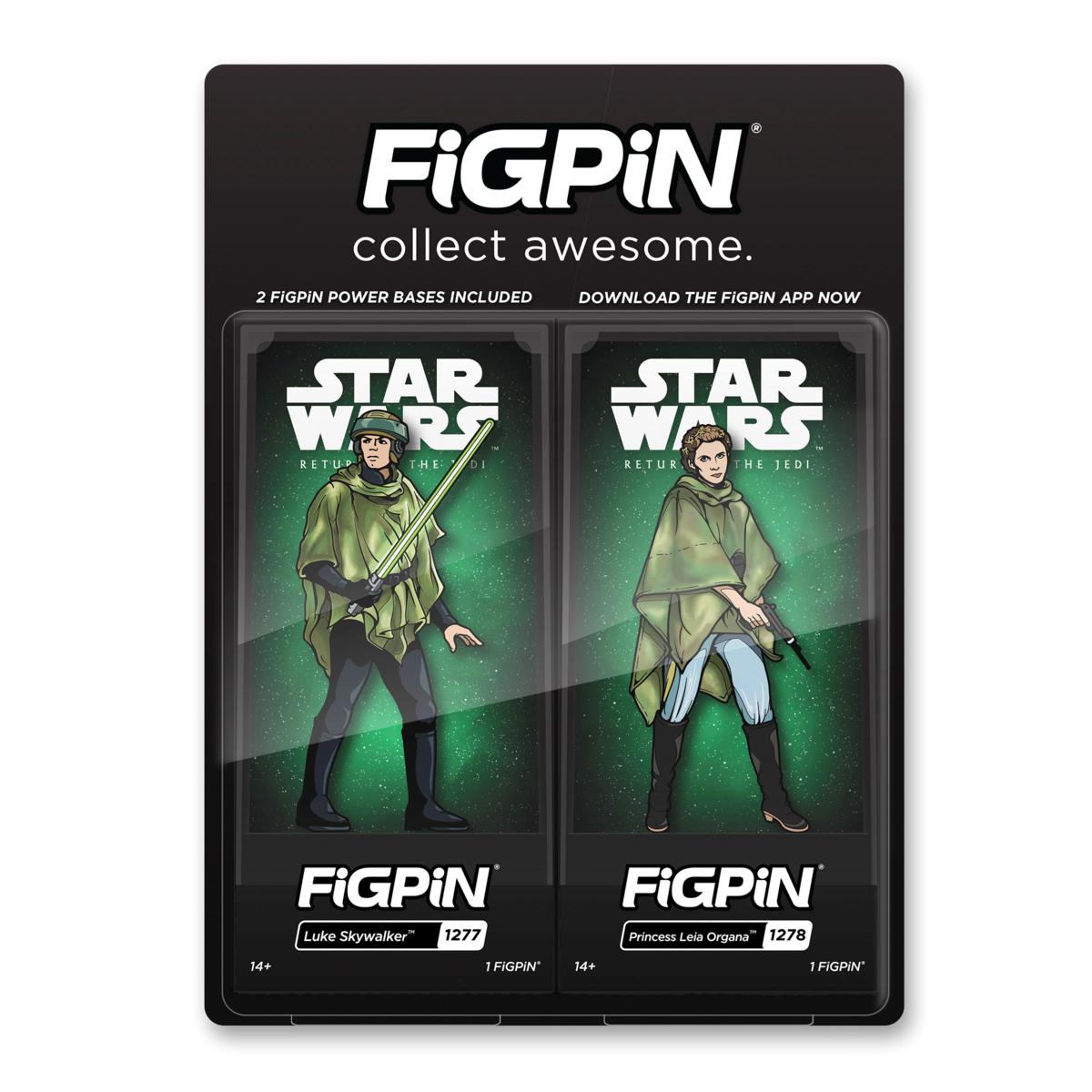 FiGPiN Star Wars 2-Pack Luke Skywalker & Princess Leia - 23219837 | HSN