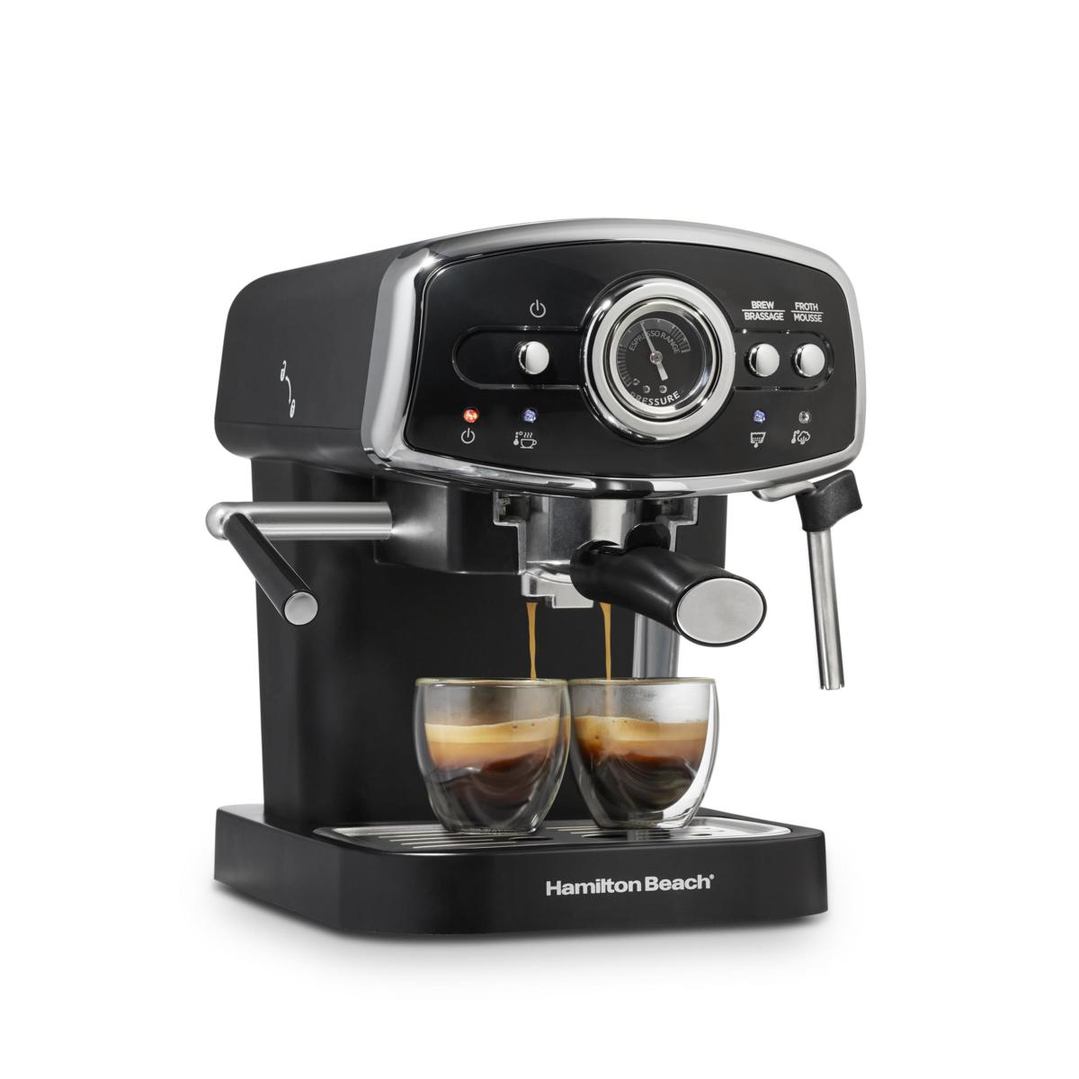 Hamilton Beach Slide & Lock Espresso Maker | HSN