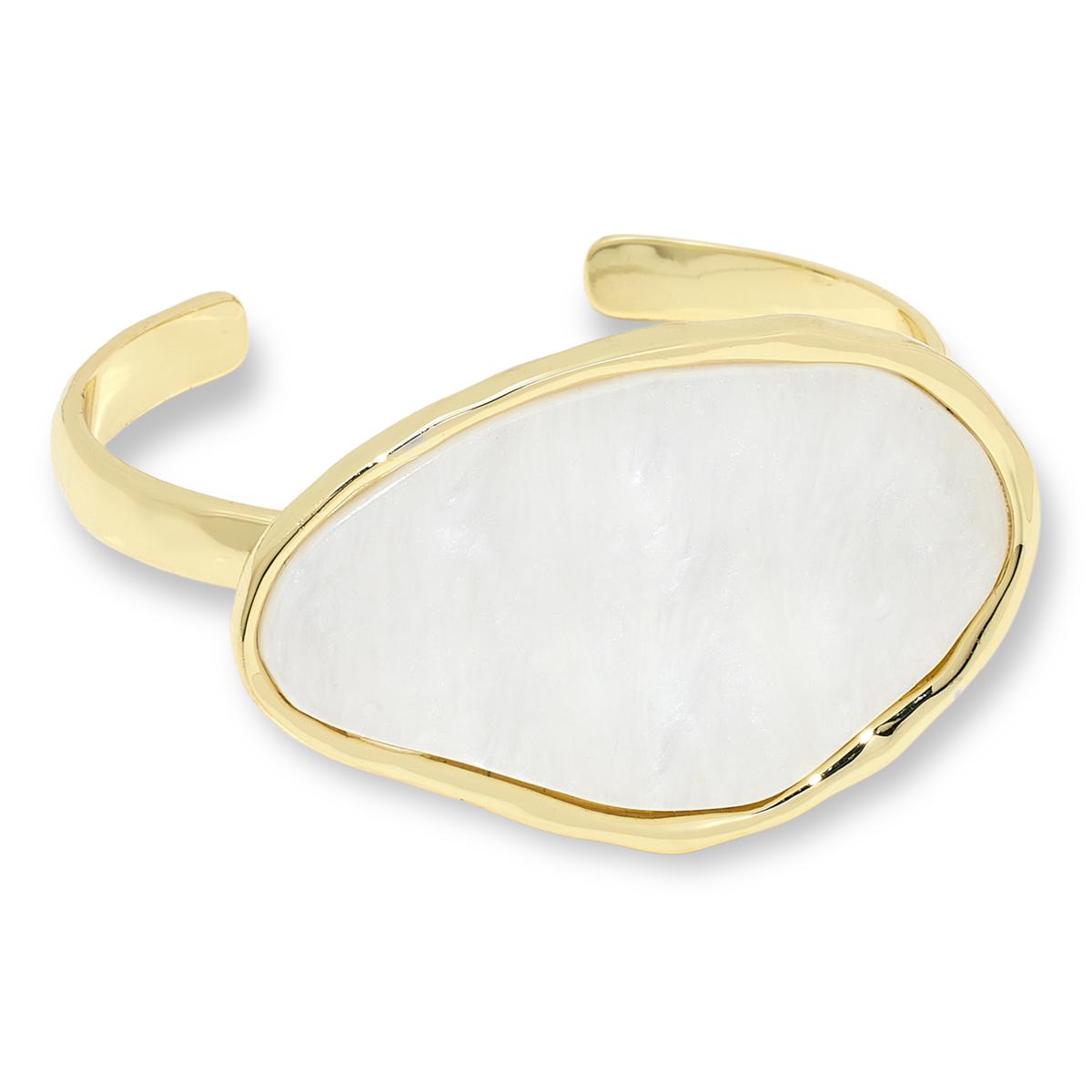 Heidi Daus Heidi Illustrated Simulated Mother-of-Pearl Bangle Cuff | HSN