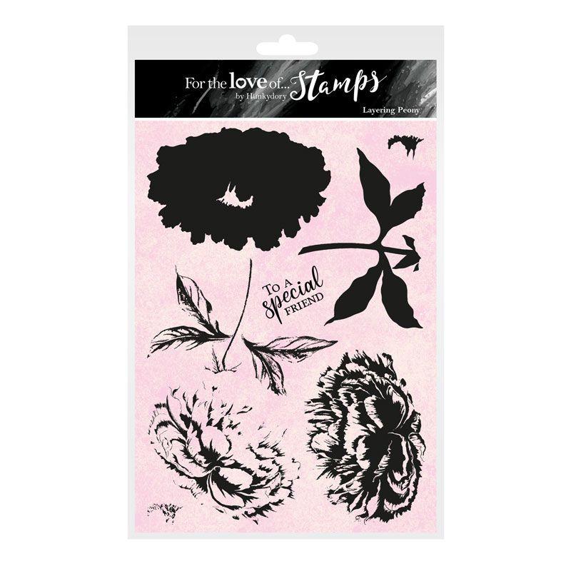Hunkydory Crafts For The Love Of Stamps - Layering Peony - 20817485 | HSN