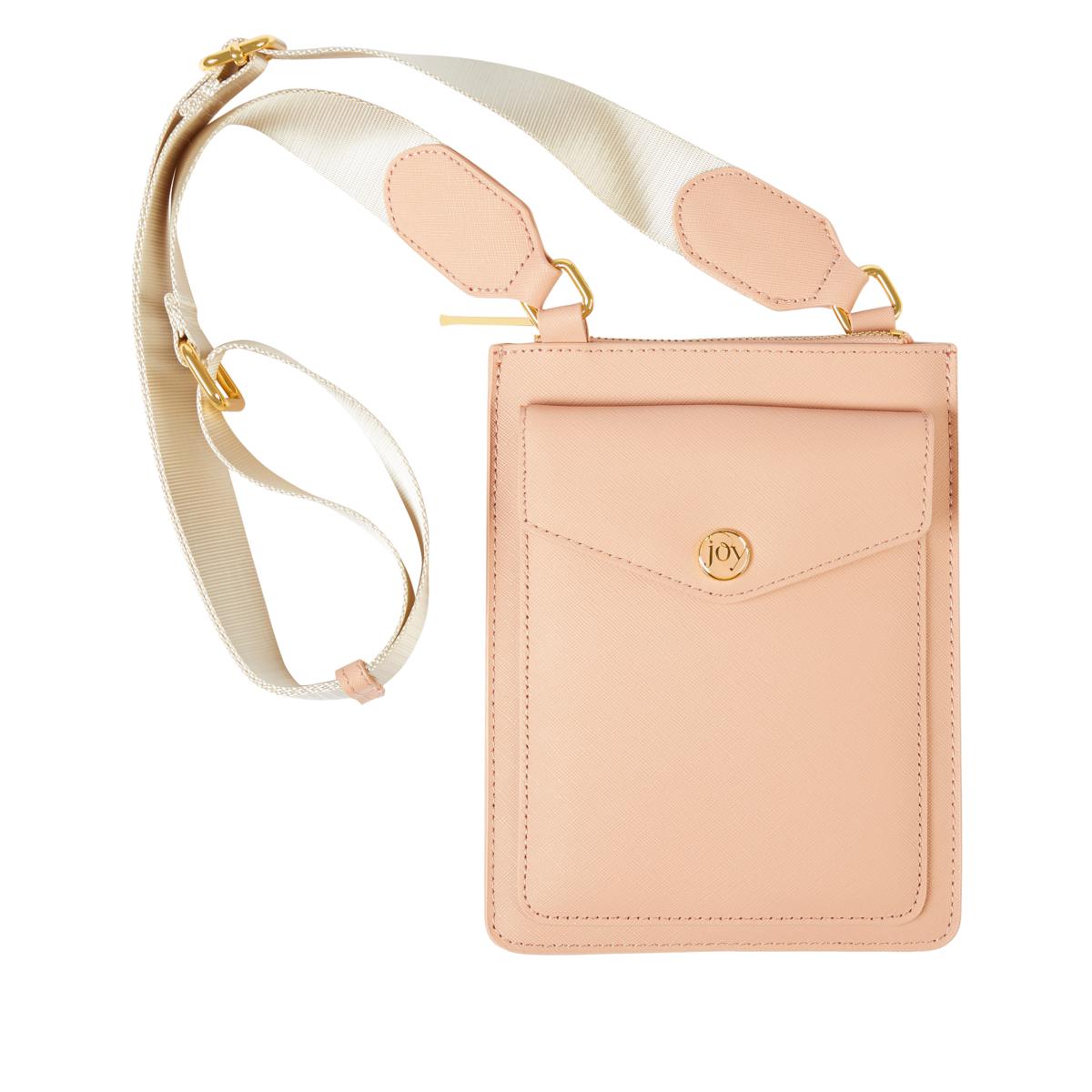 Joy Clean & Chic Saffiano Leather Slimline Bag with RFID Joy Clean & Chic Saffiano Leather Slimline Bag with RFID